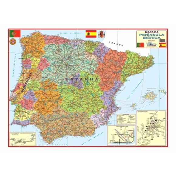 MAPA PENÍNSULA IBÉRICA MULTIMAPAS